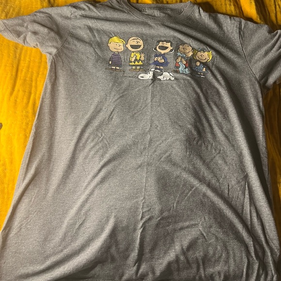 Peanuts | Shirts & Tops | Gray Peanuts Gang Shirt | Poshmark